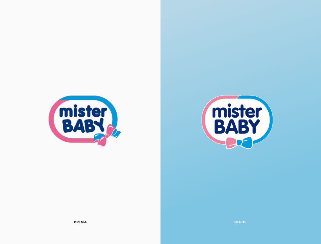 Restyling e pack Mister Baby - Bianetwork - Agenzia di comunicazione Parma